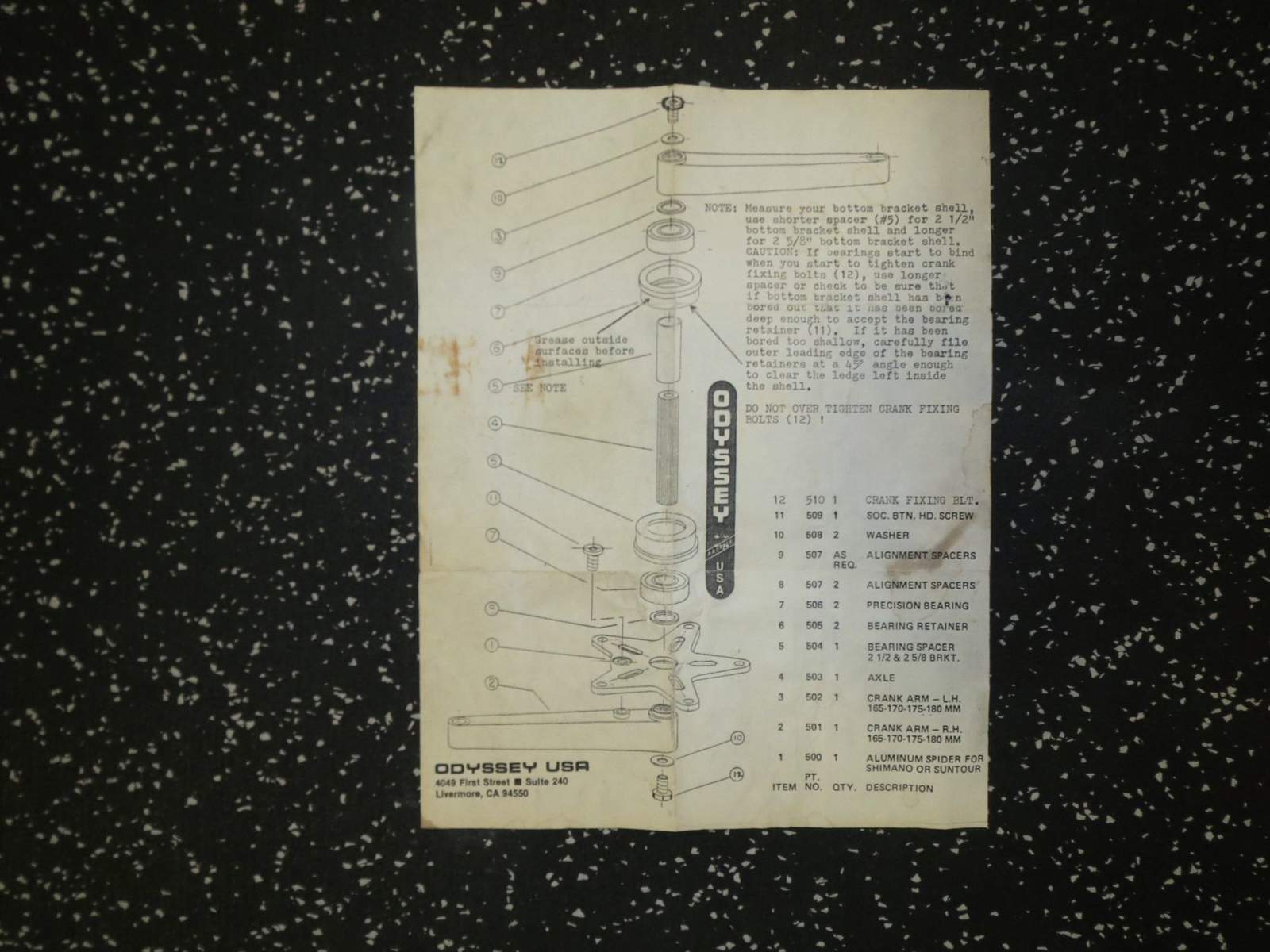 BMXmuseum.com Reference / 1980/1981 Profile Racing Box Cranks 1st Gen