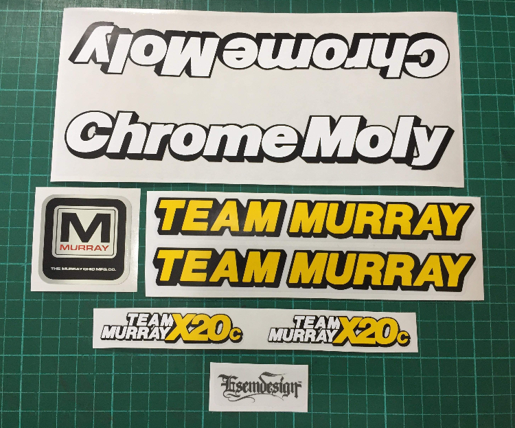 Team Murray x20c decals - BMXmuseum.com Forums
