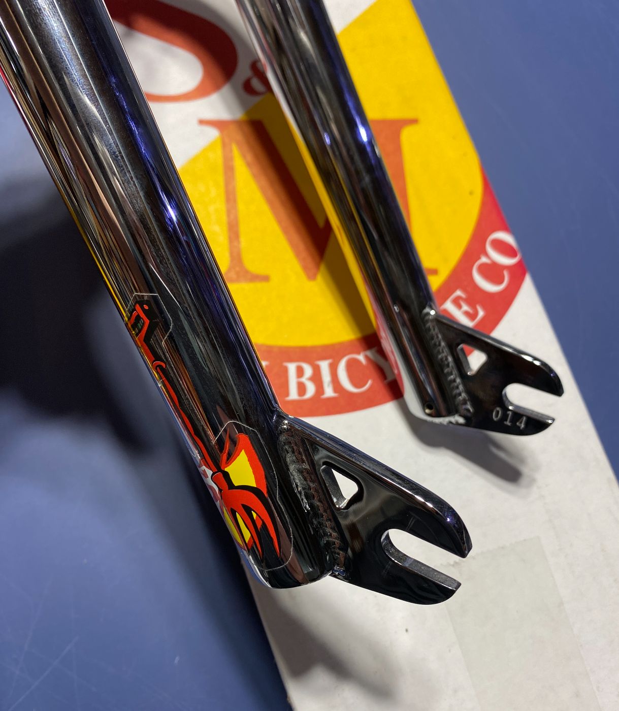 Forks S&M Chrome Limited Odyssey Volume Felt - BMXmuseum.com Forums