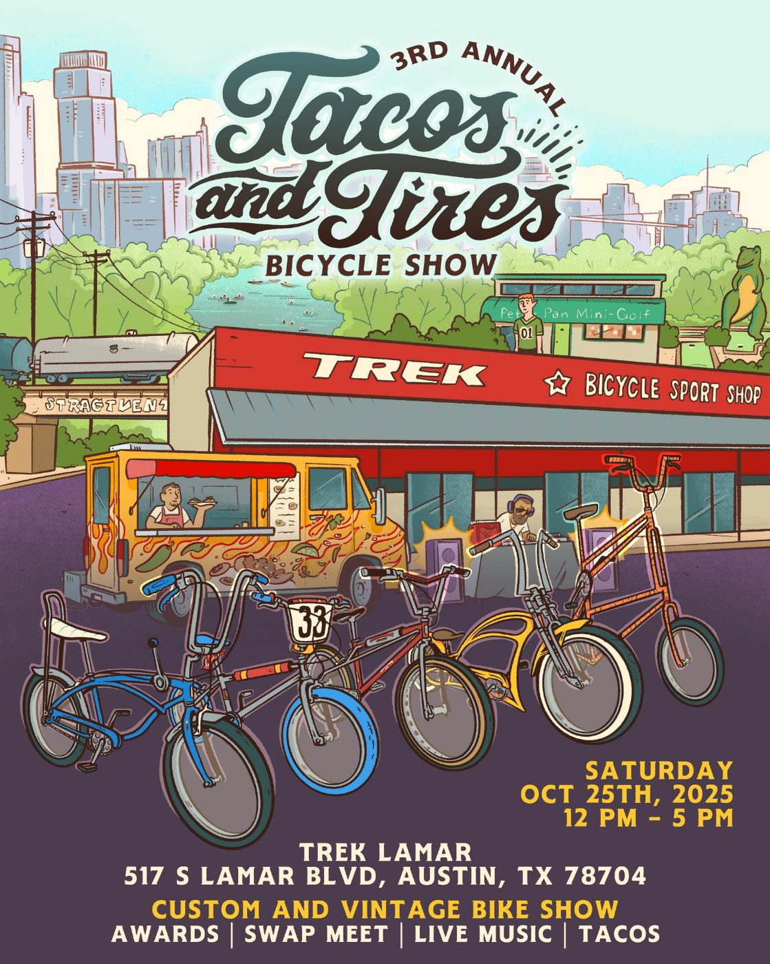 Tacos And Tires Ride and Bike Show Oct25th Austin TX - BMXmuseum.com Forums
