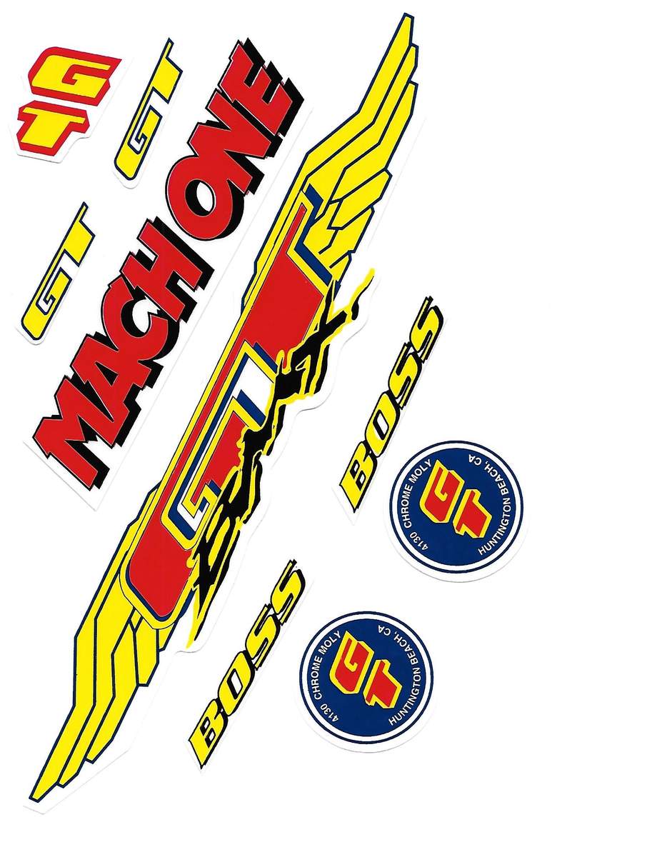 BMXmuseum.com Reference / GT Bicycles Decals