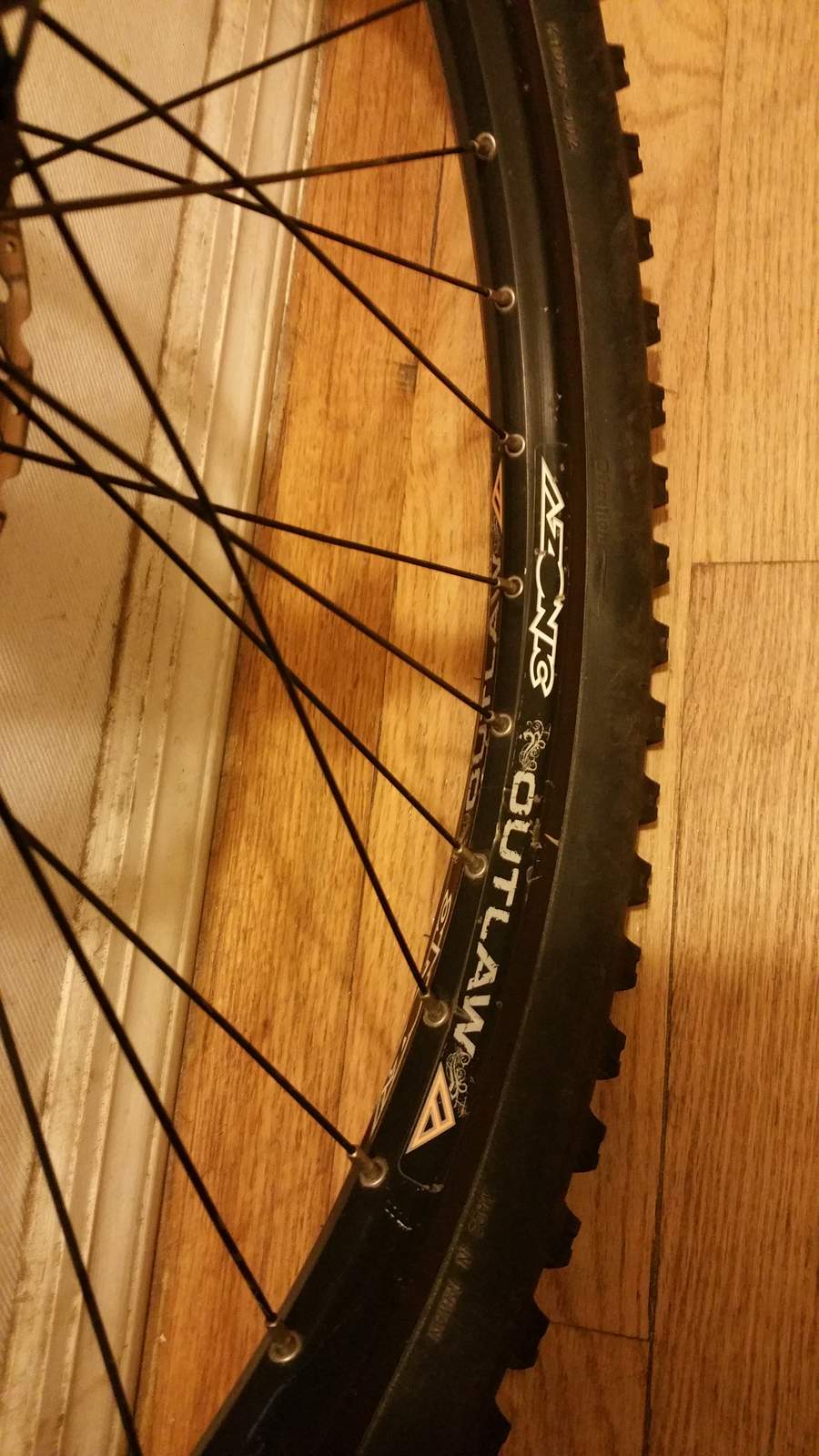 AZONIC OUTLAW WHEELSET WITH KENDA TIRES AND HAYES ROTORS - BMXmuseum ...