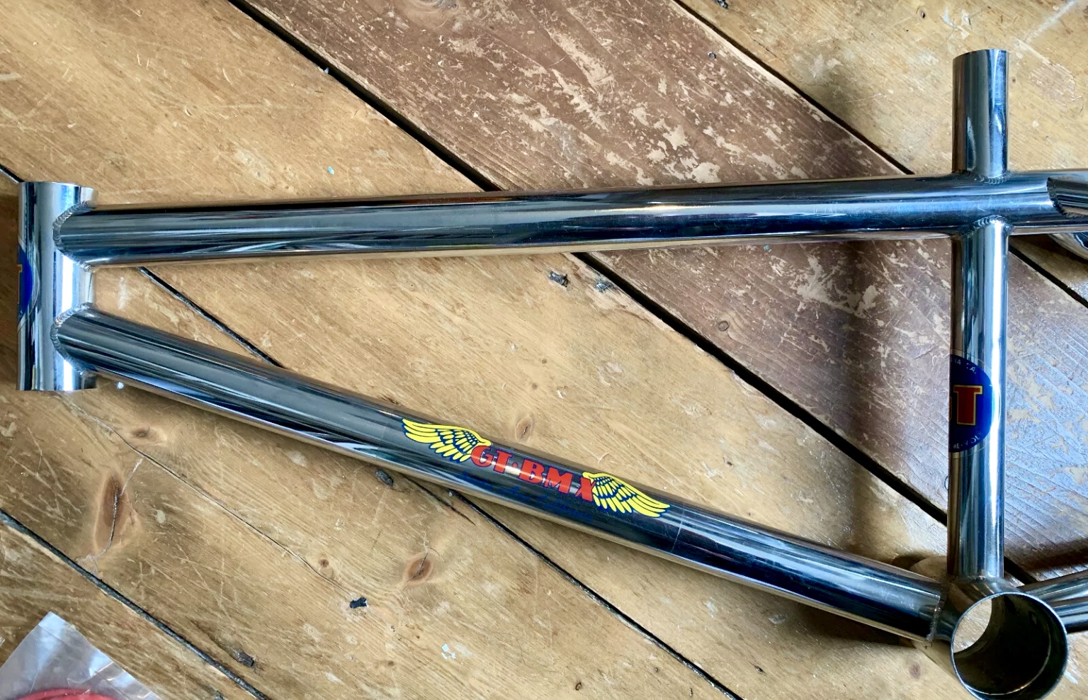 1984? gt pro? overseas frame with straight cut top tube. - BMXmuseum ...