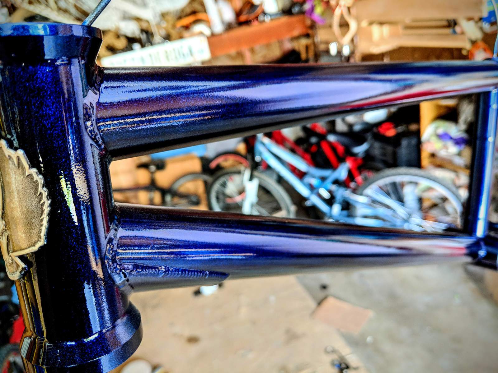 Scored a new School BMX clowns bike to day for cheap have a look ...