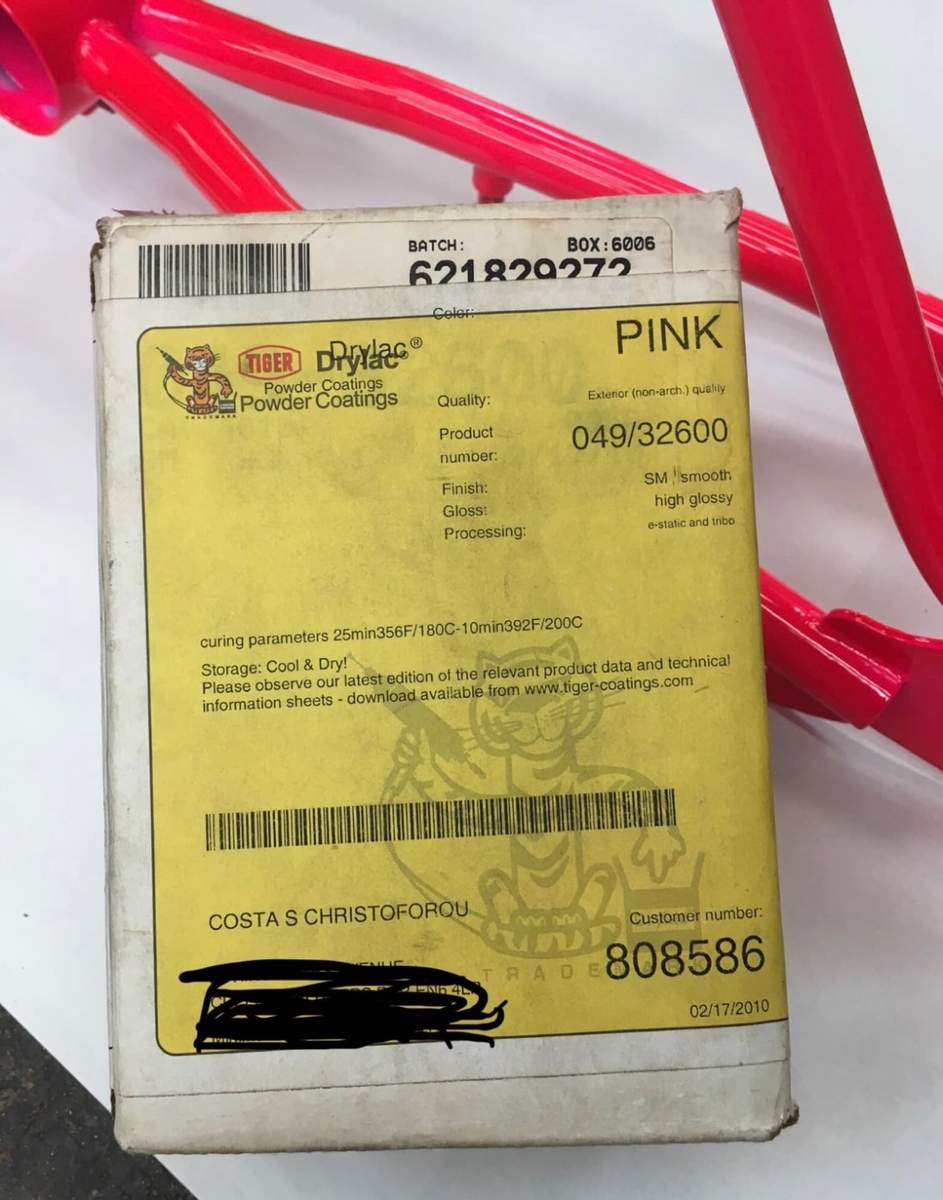 87 DAYGLO PINK POWDER CODE? - BMXmuseum.com Forums