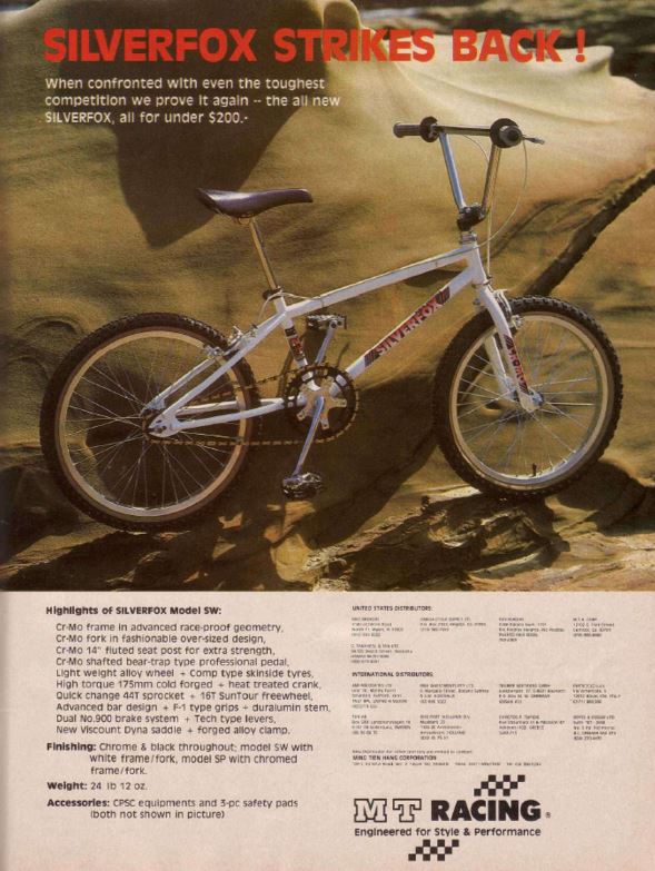 My 1982 MT Racing SIlverfox - BMXmuseum.com Forums