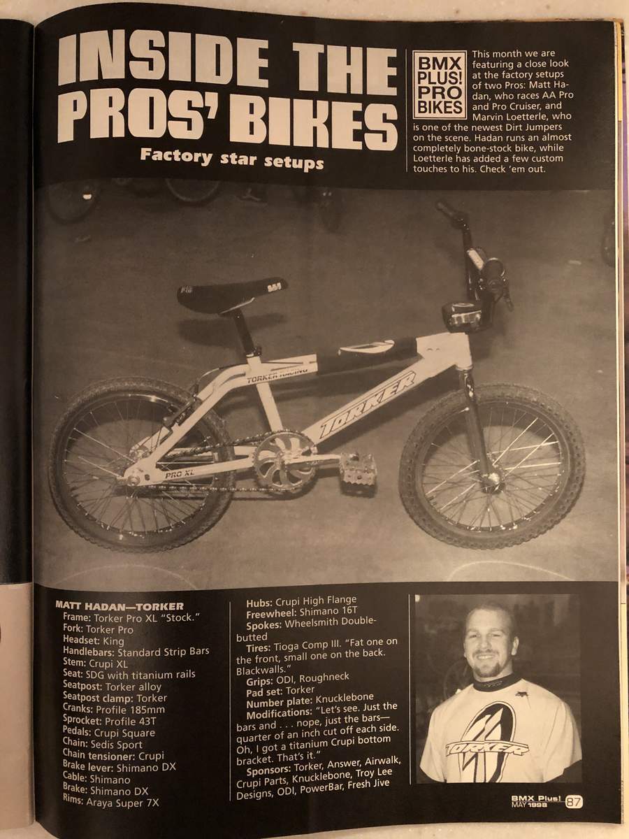 Mid School Pro Rider Bike Checks/Setups - BMXmuseum.com Forums