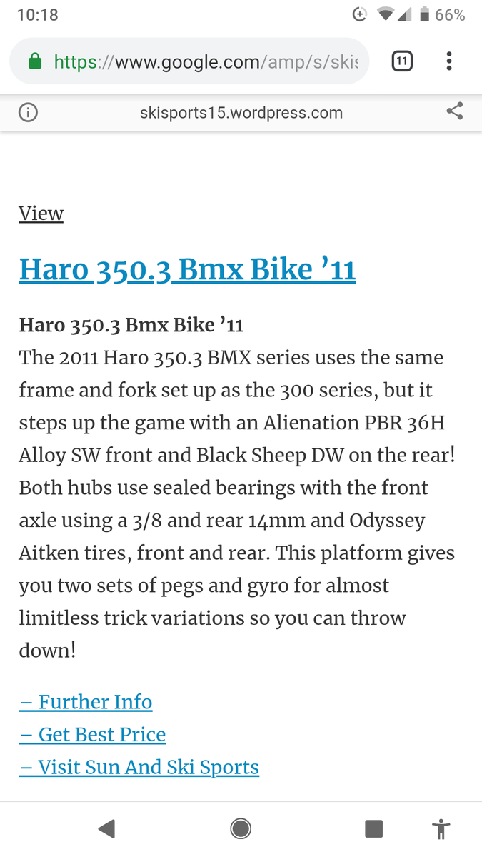 2011 haro 350.3??? - BMXmuseum.com Forums