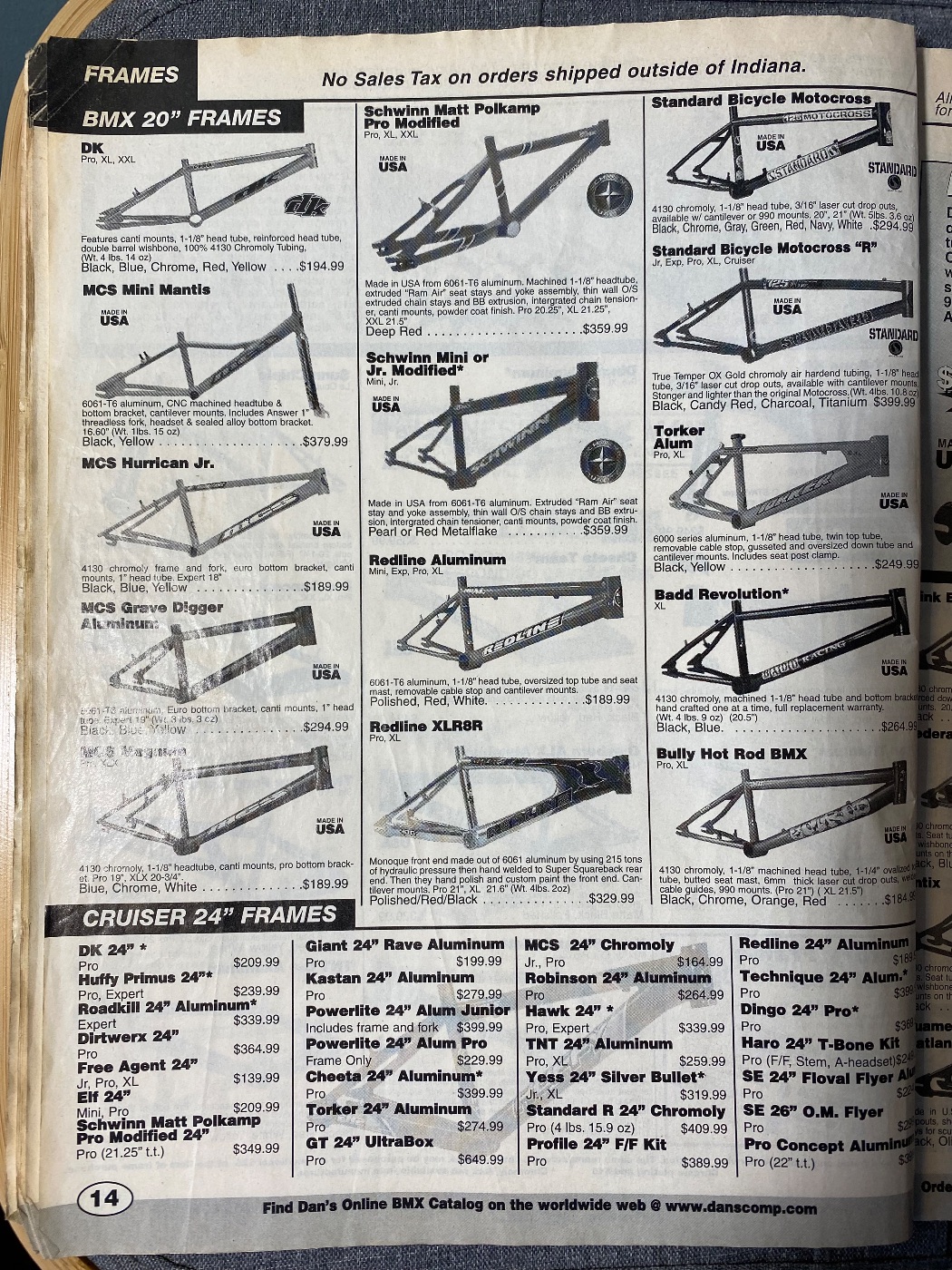 Dans comp 2000 mid school frame selection - BMXmuseum.com Forums