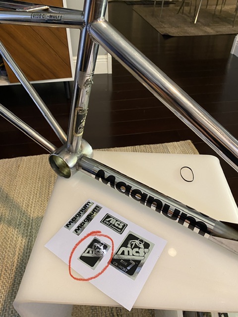 New decals on the ‘79 Magnum frame - questions - BMXmuseum.com Forums
