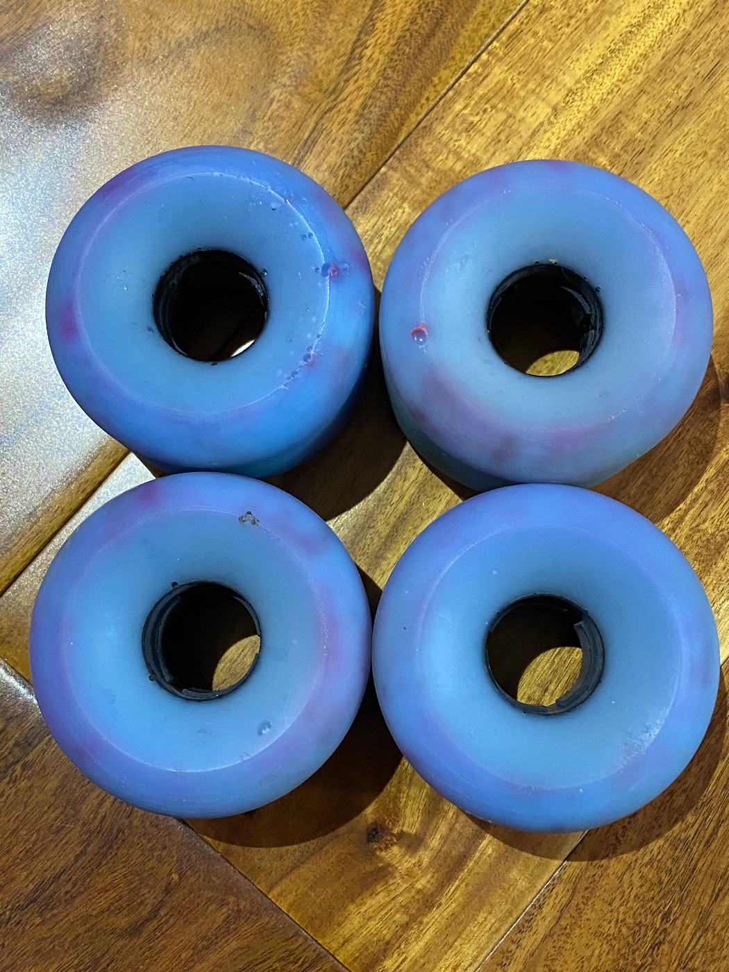 Tony Alva Skateboard Wheels 64mm 95 durometer Scratch Design Multicolo ...