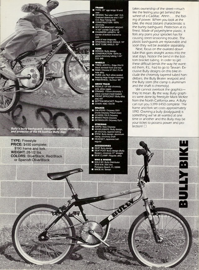 BULLY bmx photos? - BMXmuseum.com Forums