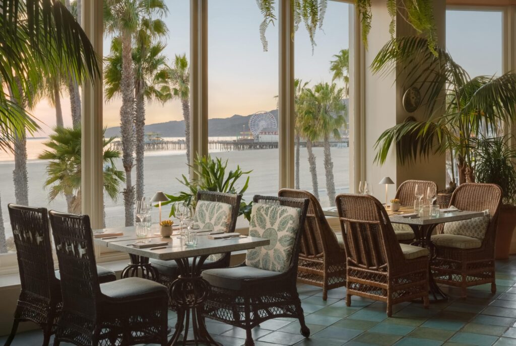 Terrazza Santa Monica Restaurant With Pier View