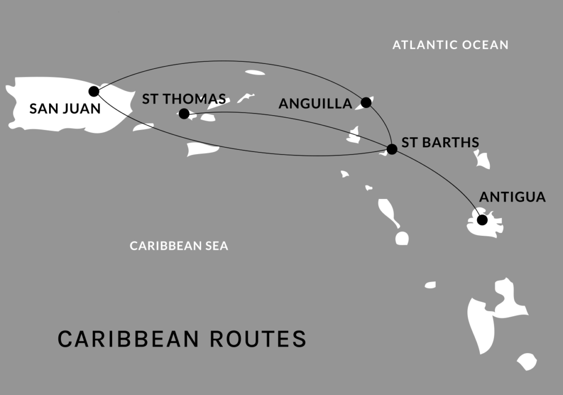 Caribbean Scheduled Flights - St Barth, Anguilla | Tradewind Aviation