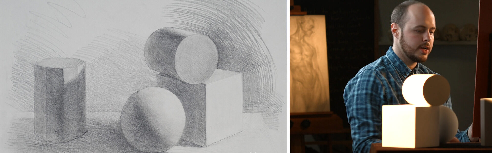 Geometric Still Life: Half Tones & Light | New Masters Academy