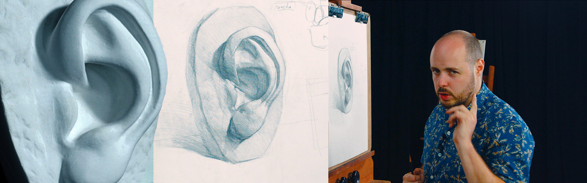 Drawing the Cast of David’s Ear | New Masters Academy
