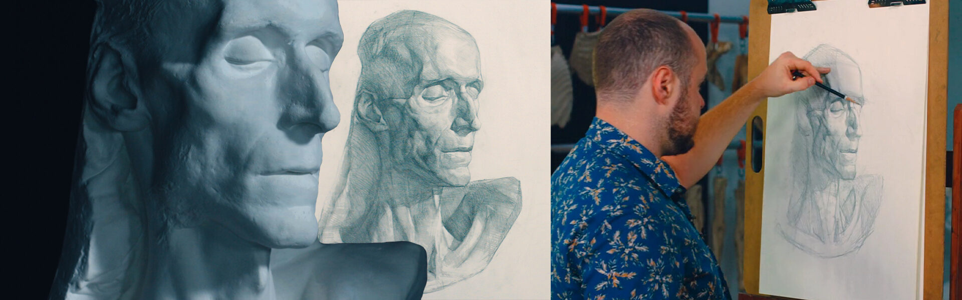 Drawing the Cast of a Cadaver: Blocking-In & Shadows | New Masters Academy