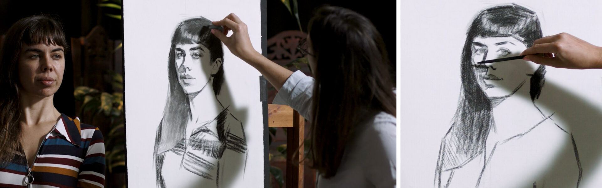 Sight-Size Portrait Drawing: Developing Contrast and Adding Halftones ...