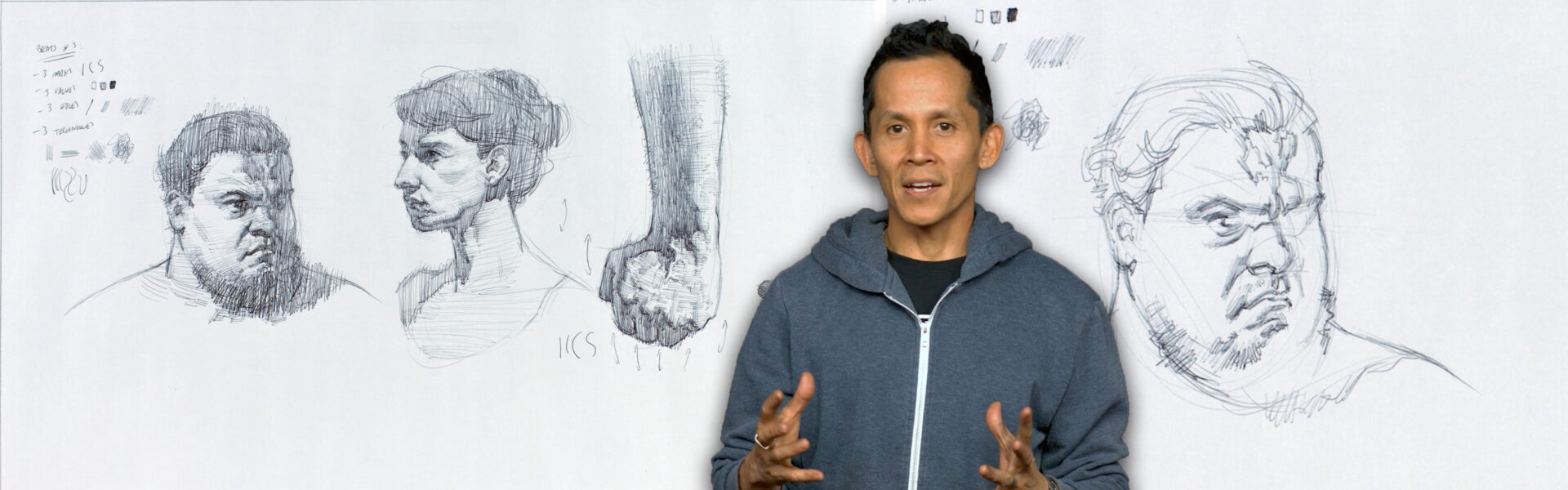 Rendering with Ballpoint Pen | New Masters Academy