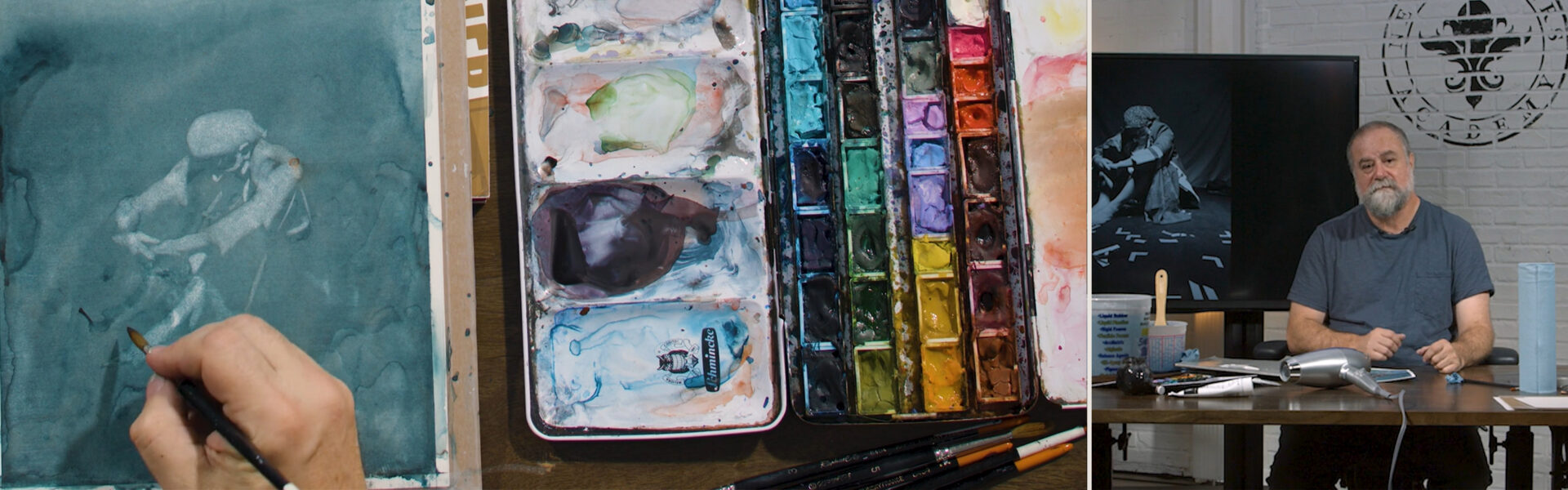 Reductive Watercolor Method for Illustration | New Masters Academy