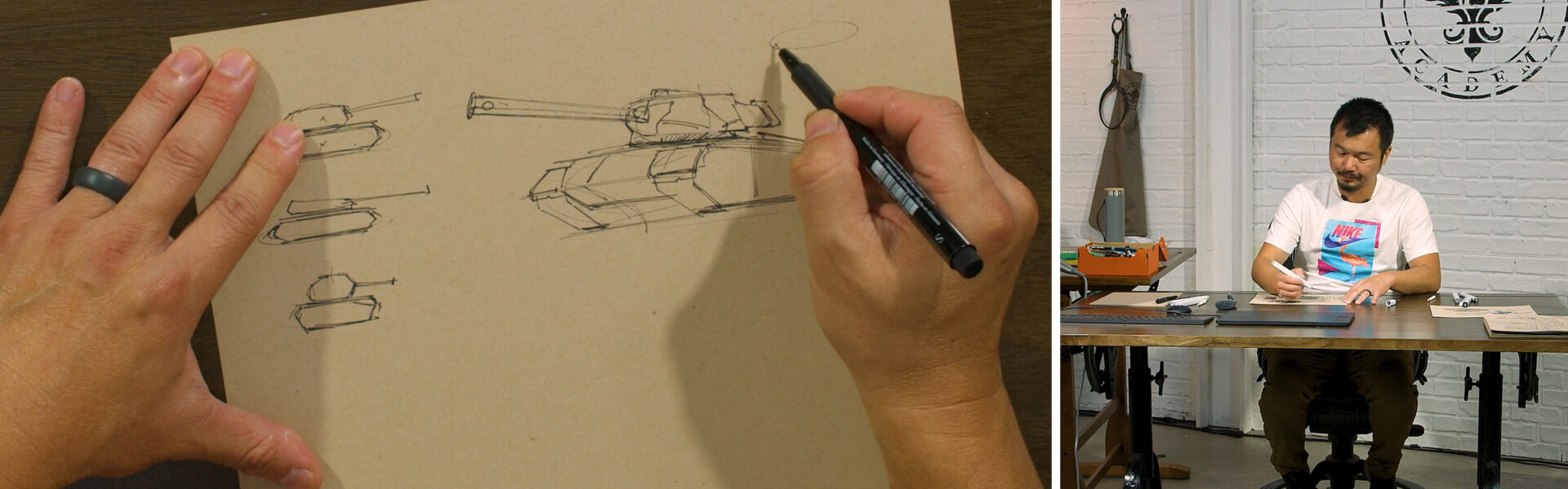 Drawing Military Vehicles | New Masters Academy
