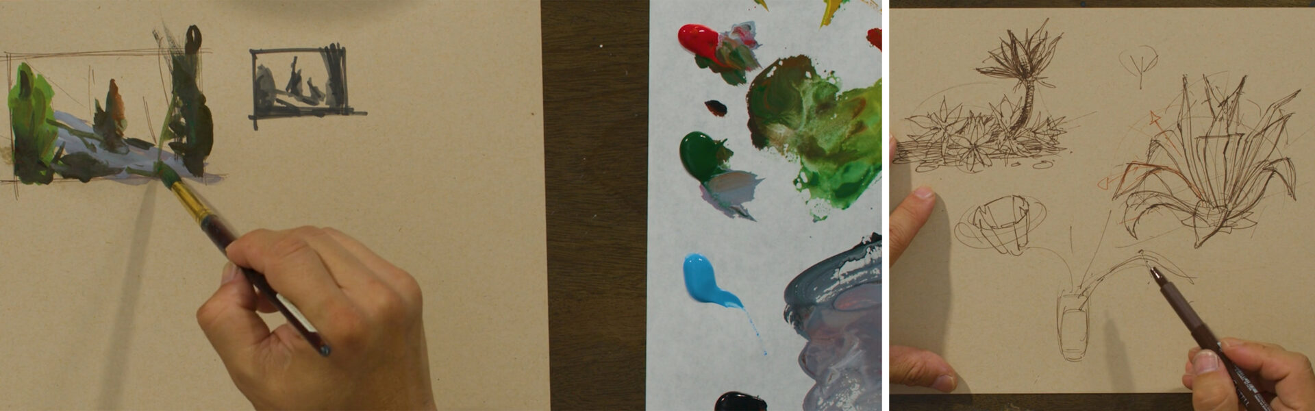 Drawing Trees, Plants, and Landscape Compositions | New Masters Academy