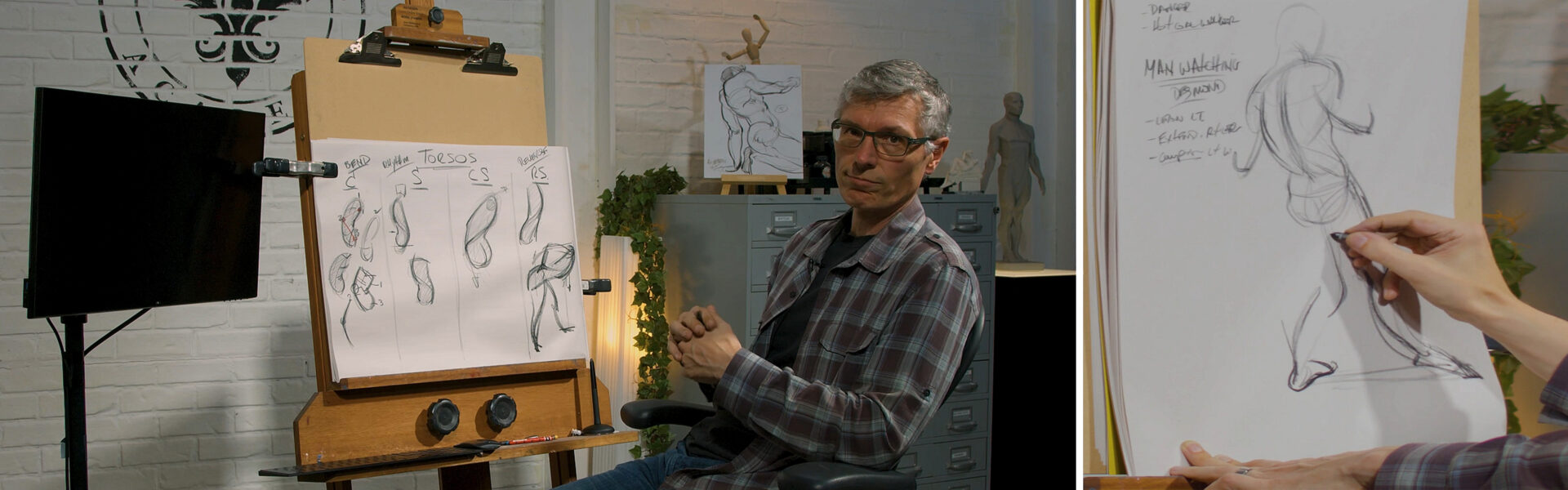 Torso Templates and FORCE Drawing through Writing | New Masters Academy