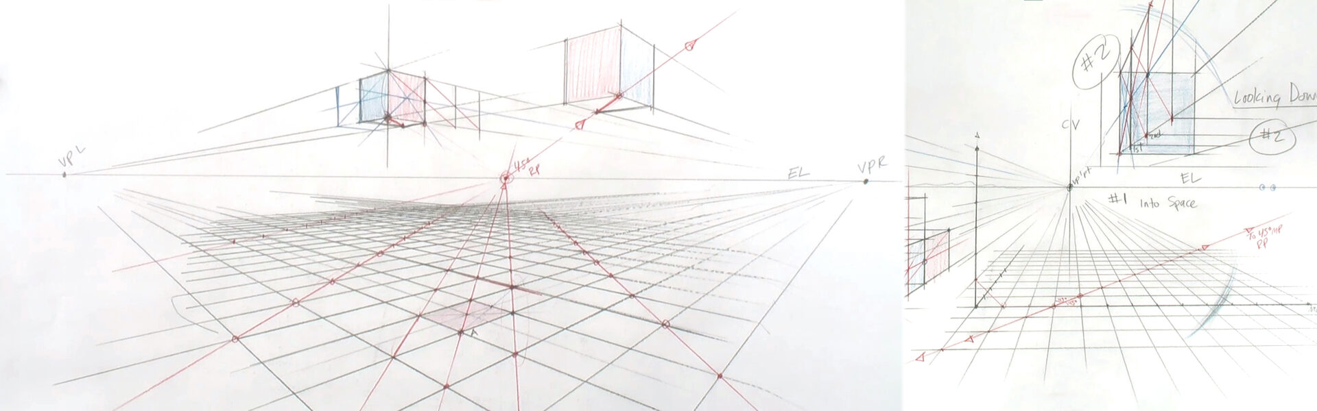One-Point Perspective Review and Overview of Two-Point Perspective ...