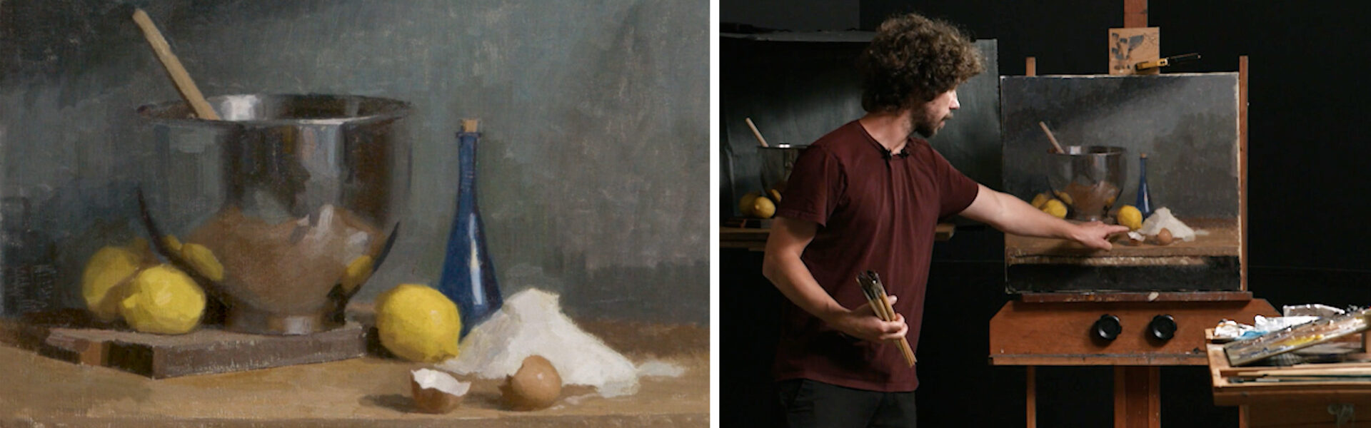 Still Life Painting with Light Background: Playing with Edge Quality ...