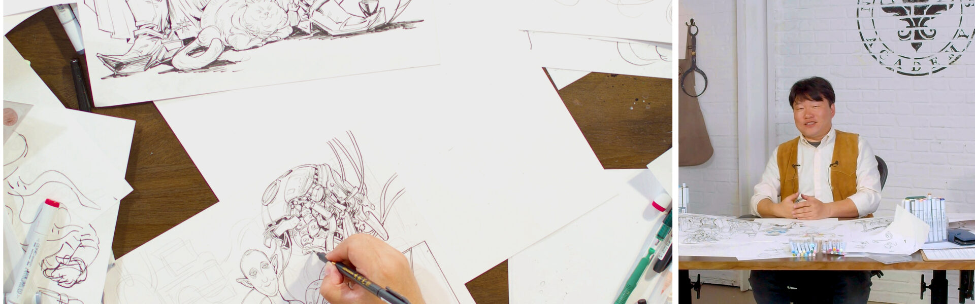 Illustrating Characters in an American Comic Style | New Masters Academy