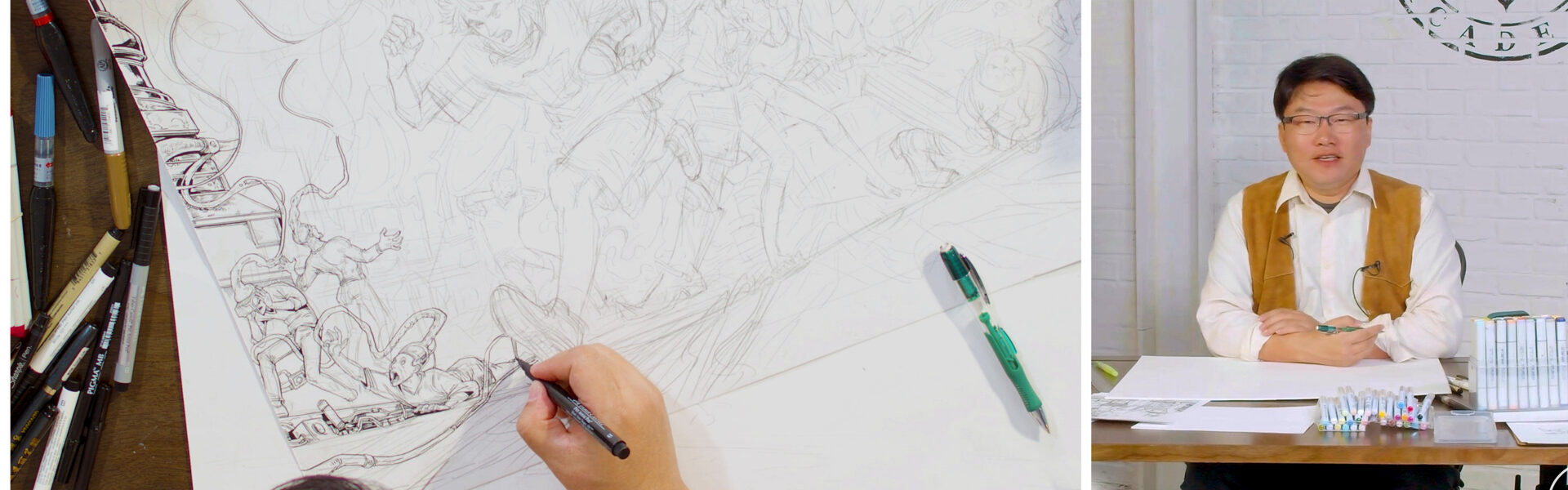 Developing an American-Style Comic Book Cover | New Masters Academy