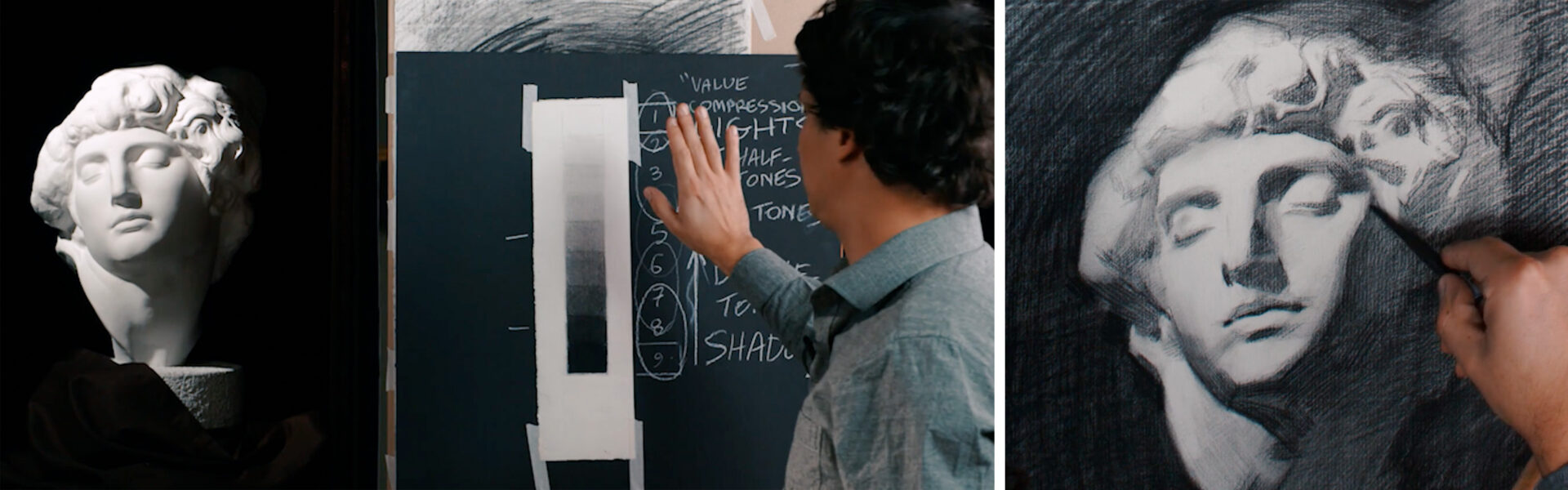 Plaster Cast Project: Building Contrast and Value Compression | New ...