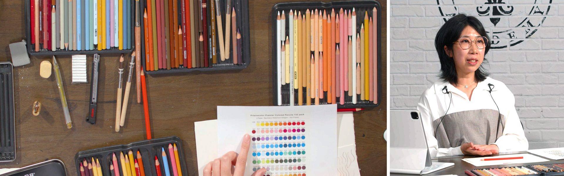 Overview of Materials and Creating an Eye Color Study with Colored ...