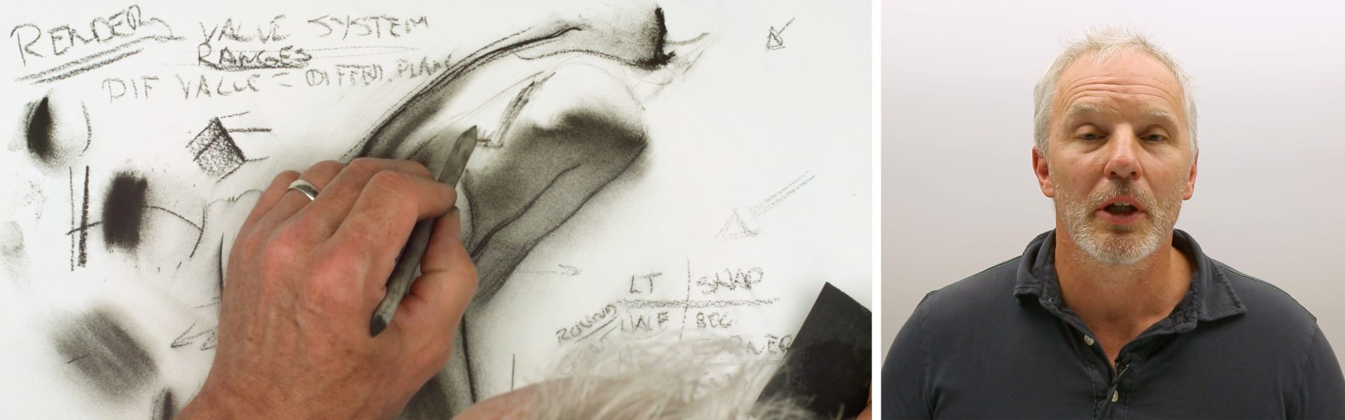 Long-Pose Figure Drawing of a Back View | New Masters Academy