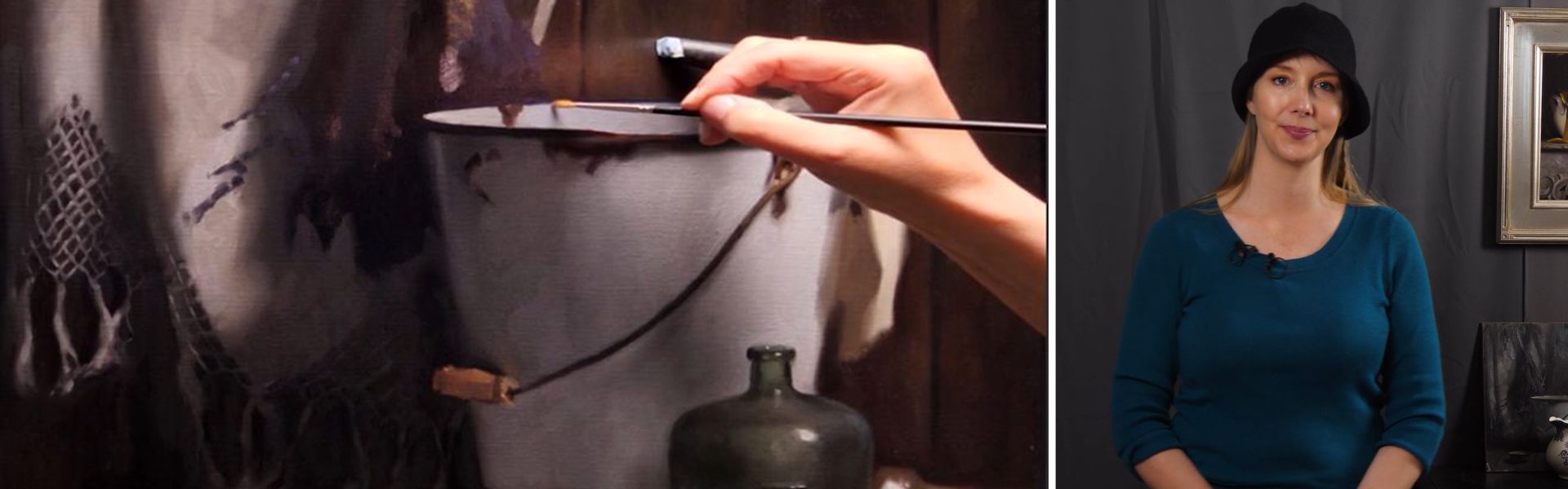 Refining Ellipses of a Bucket and Drapery in a Still Life Painting ...