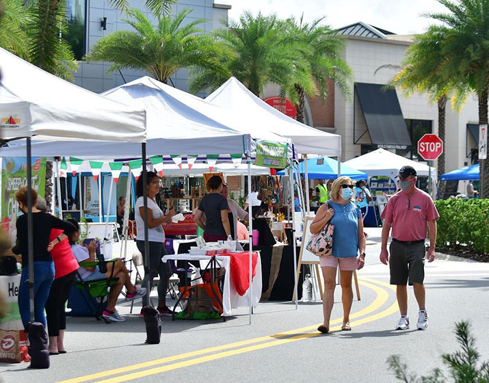 Sunset Walk in Kissimmee, Florida | Orlando Vacation Destination