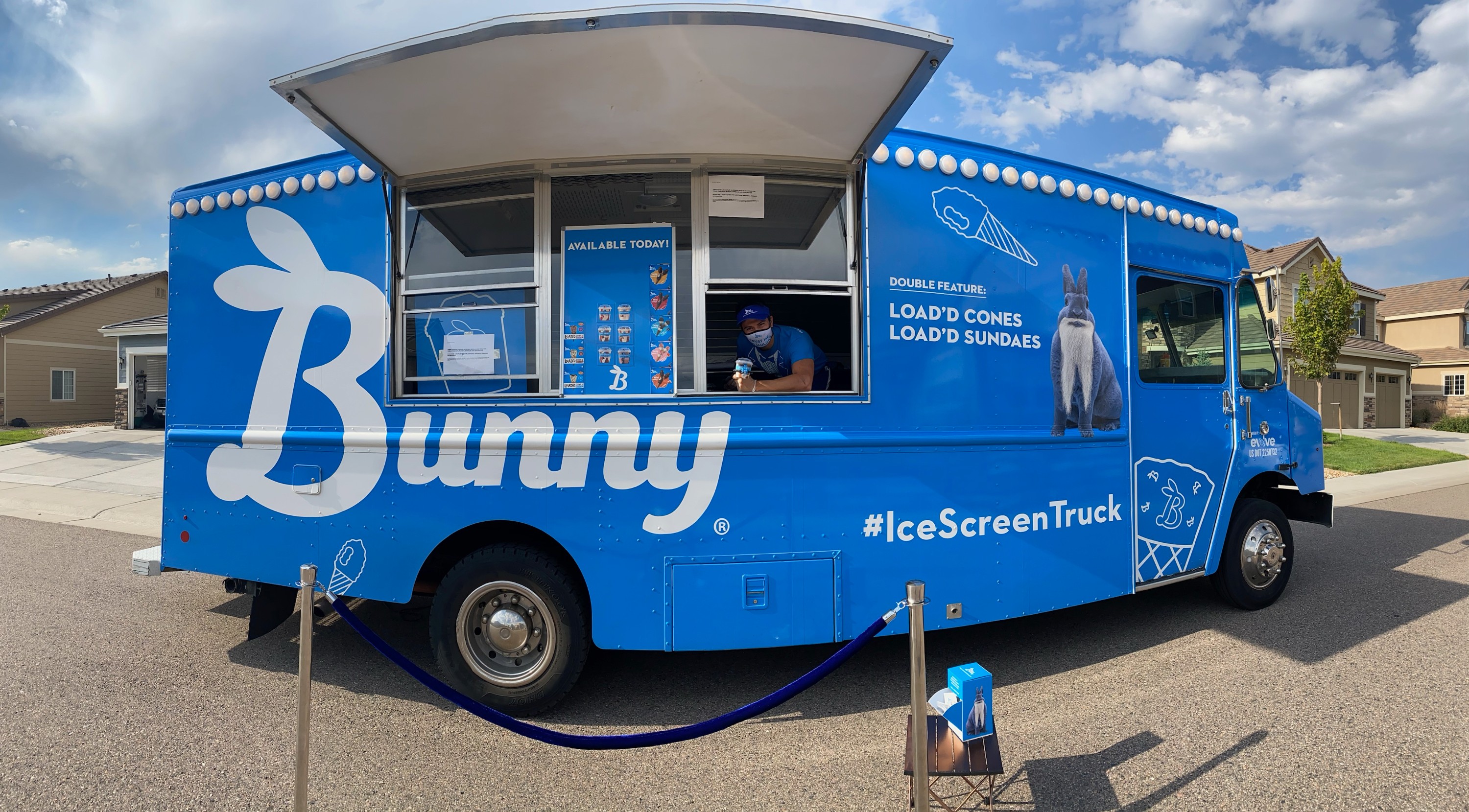 Ice Cream Truck Blue Bunny