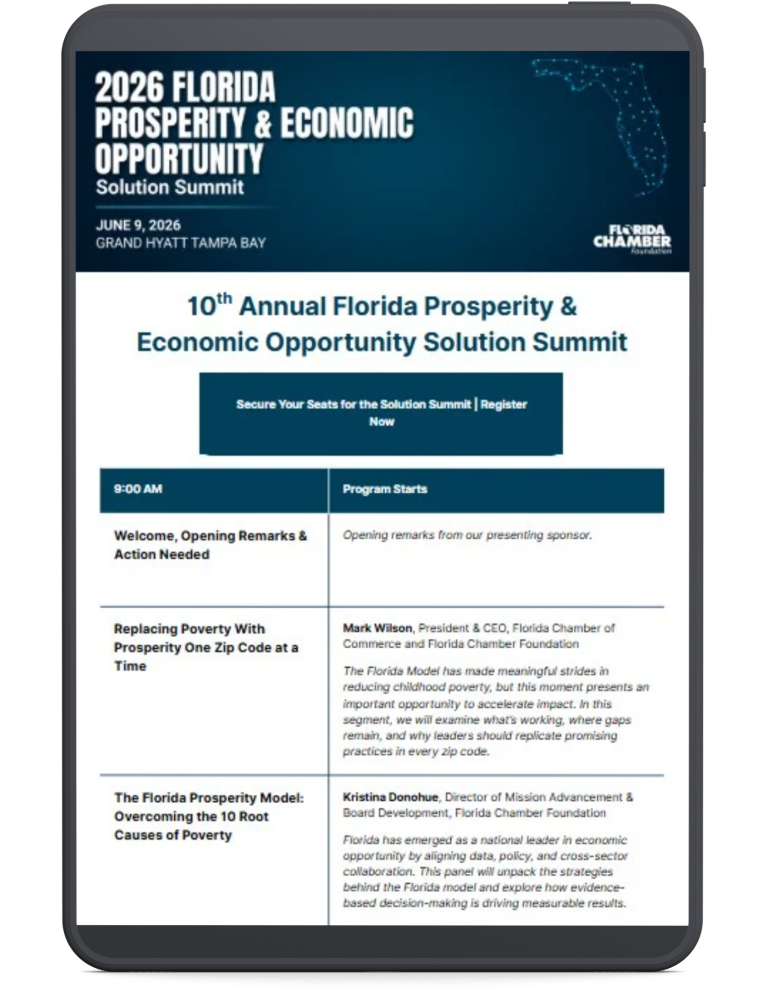 2026 Florida Learners to Earners Workforce Solution Summit