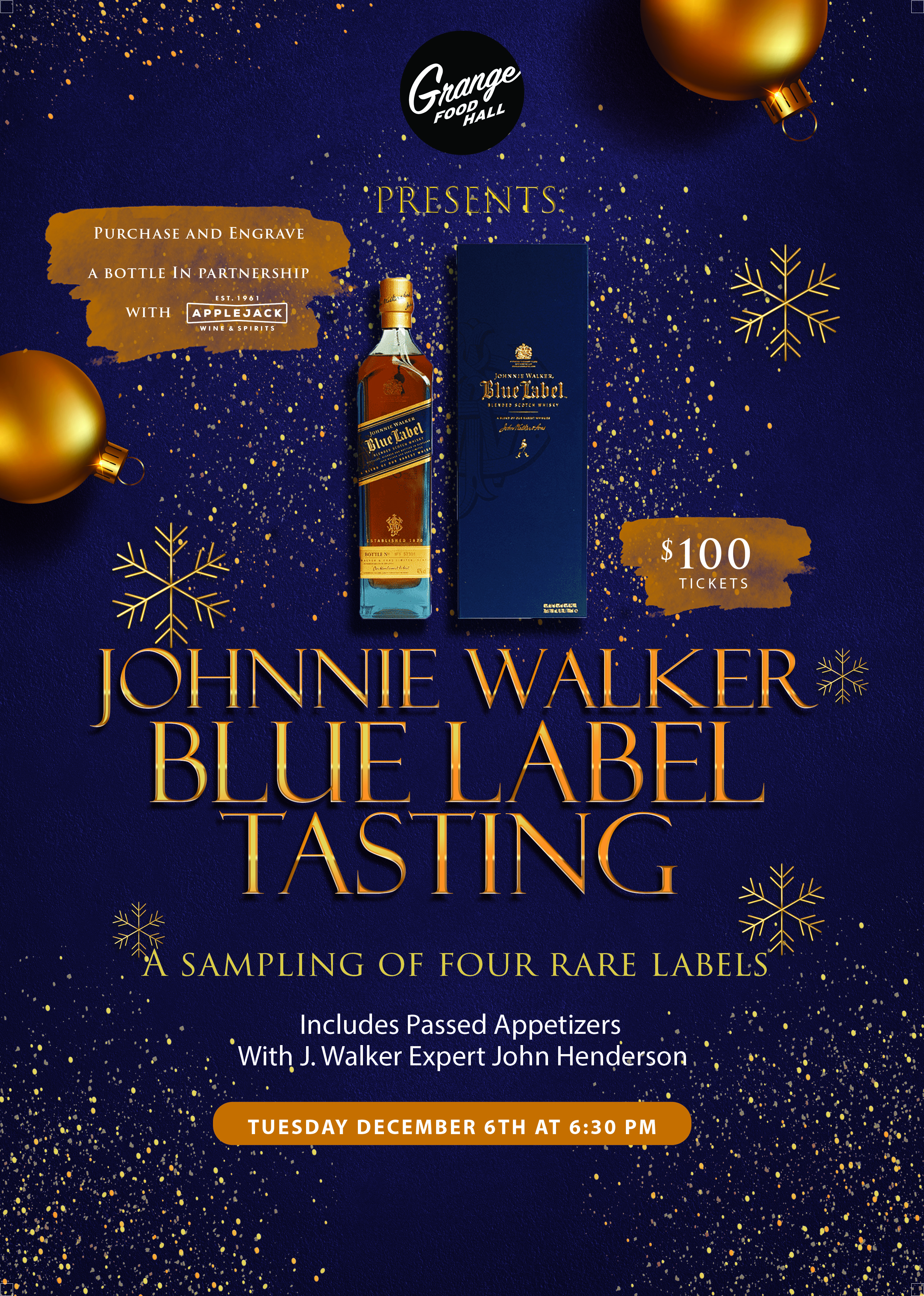 Johnnie Walker at Grange Food Hall