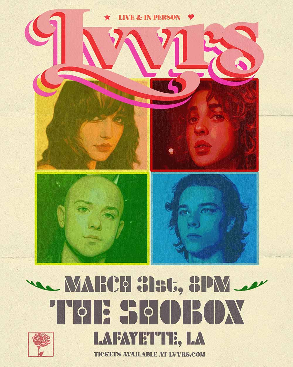 LVVRS with special guests New Visitors LIVE at SHOBOX