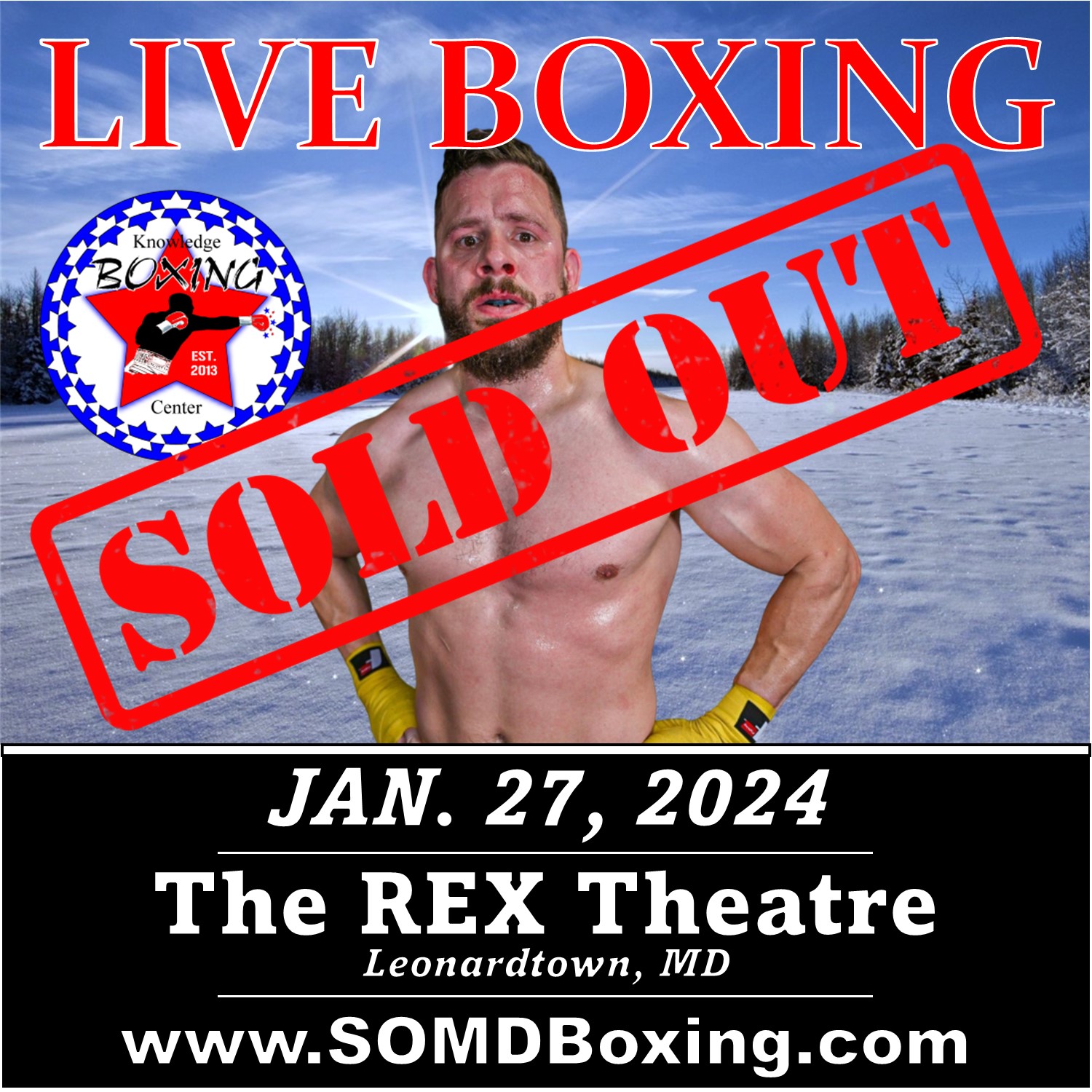 LIVE BOXING! present by Knowledge Boxing Center: SOMD Smoke 8!