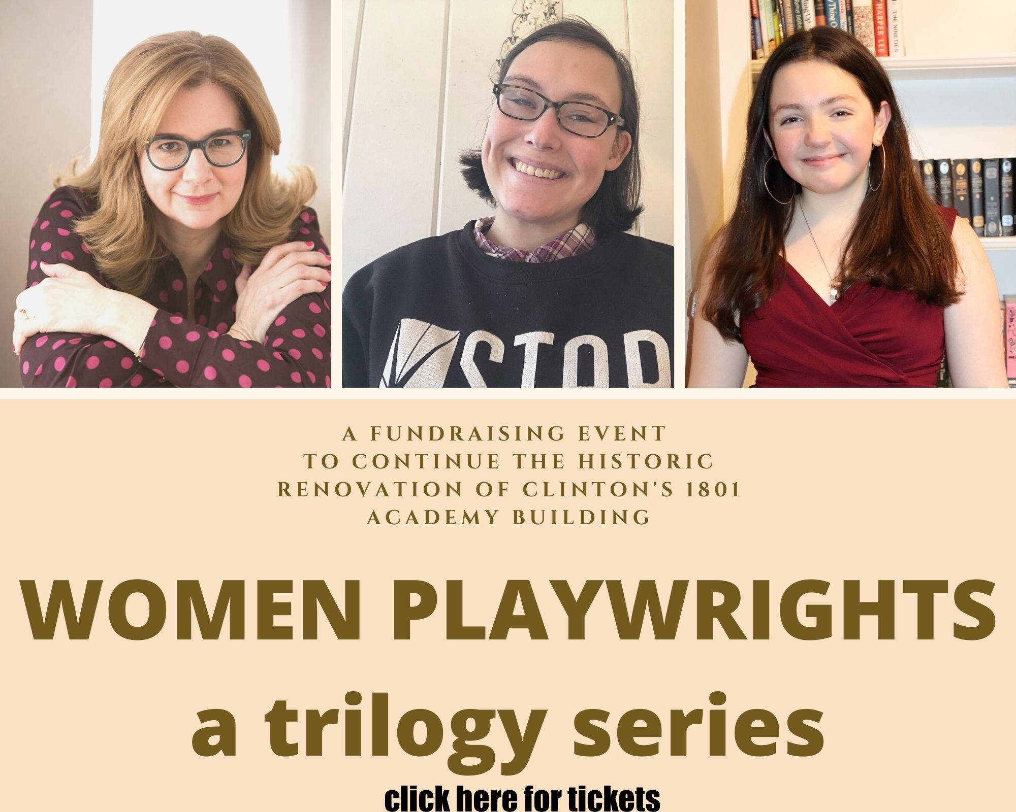 Tickets for Women Playwright Trilogy Series