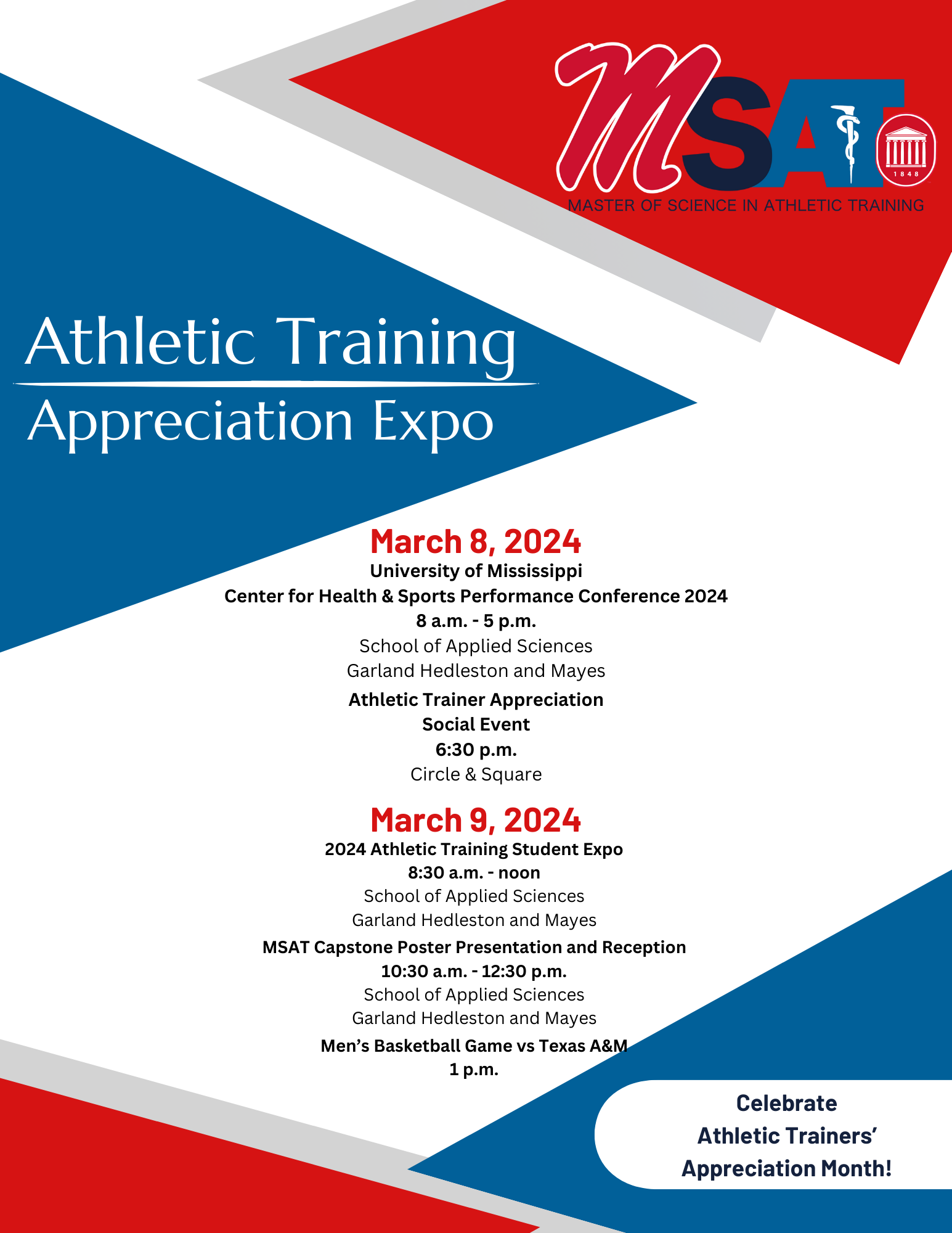 Athletic Training Alumni Appreciation Weekend