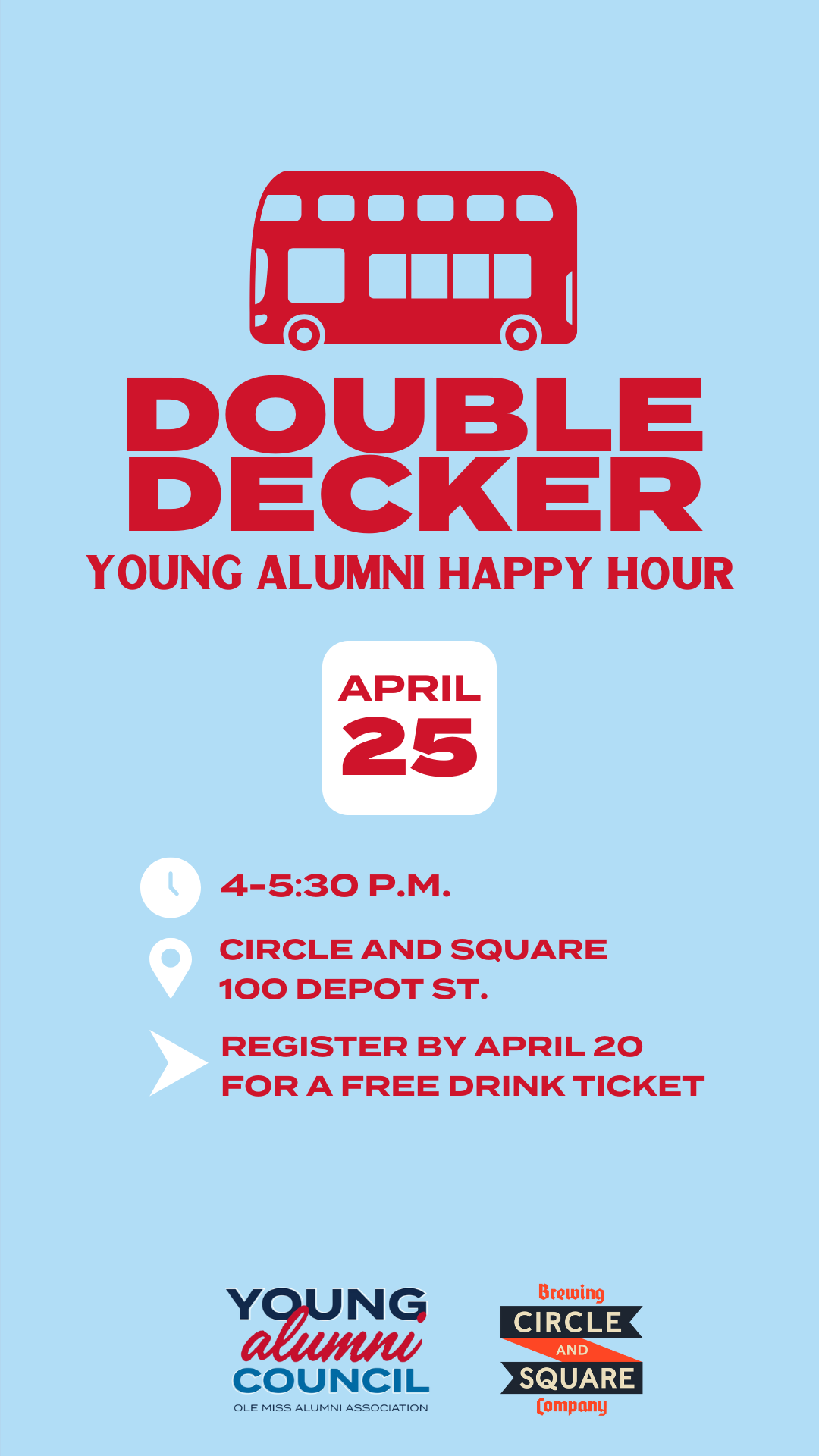 Double Decker Young Alumni Happy Hour
