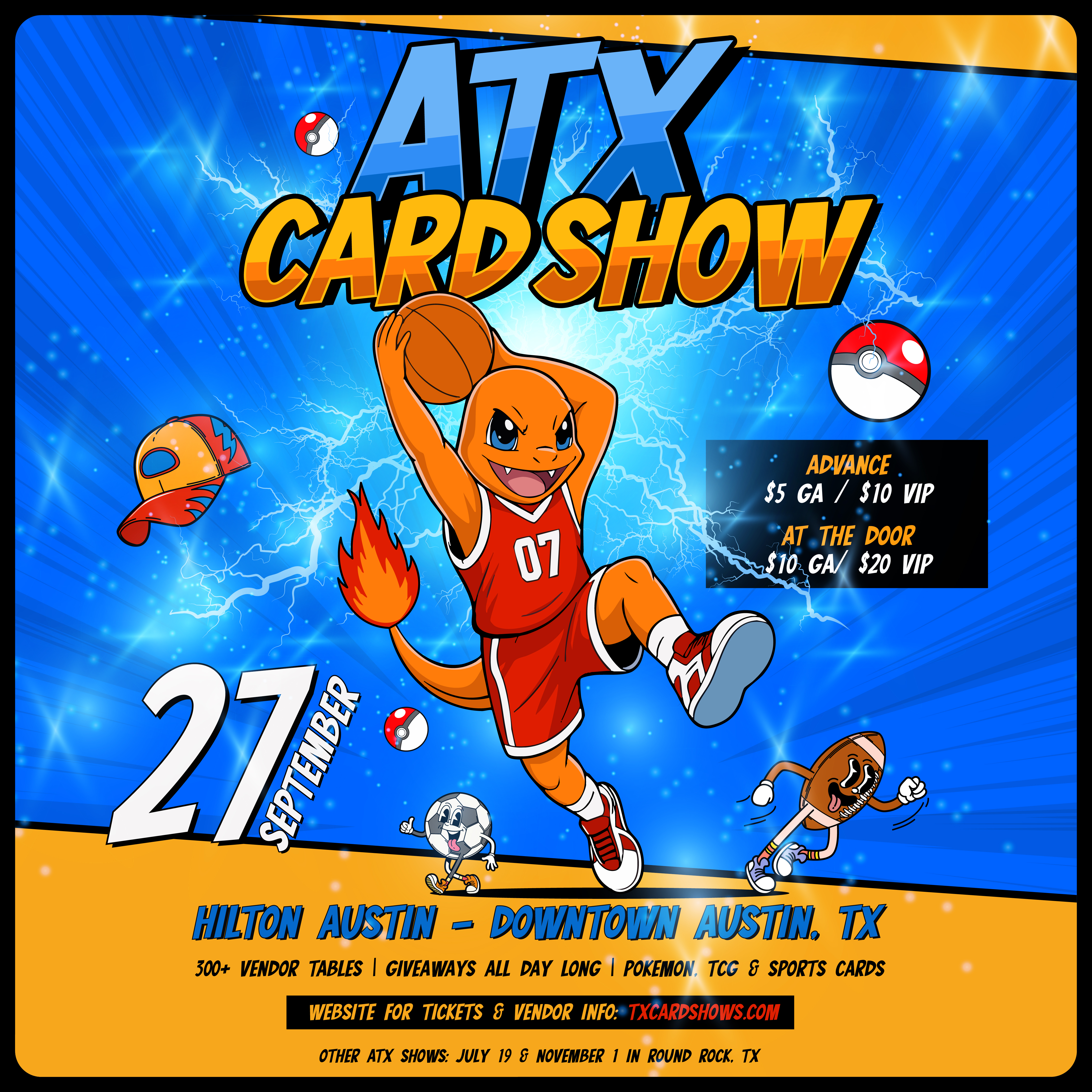 ATX Card Show - Pokémon & Sports Cards - September 2025