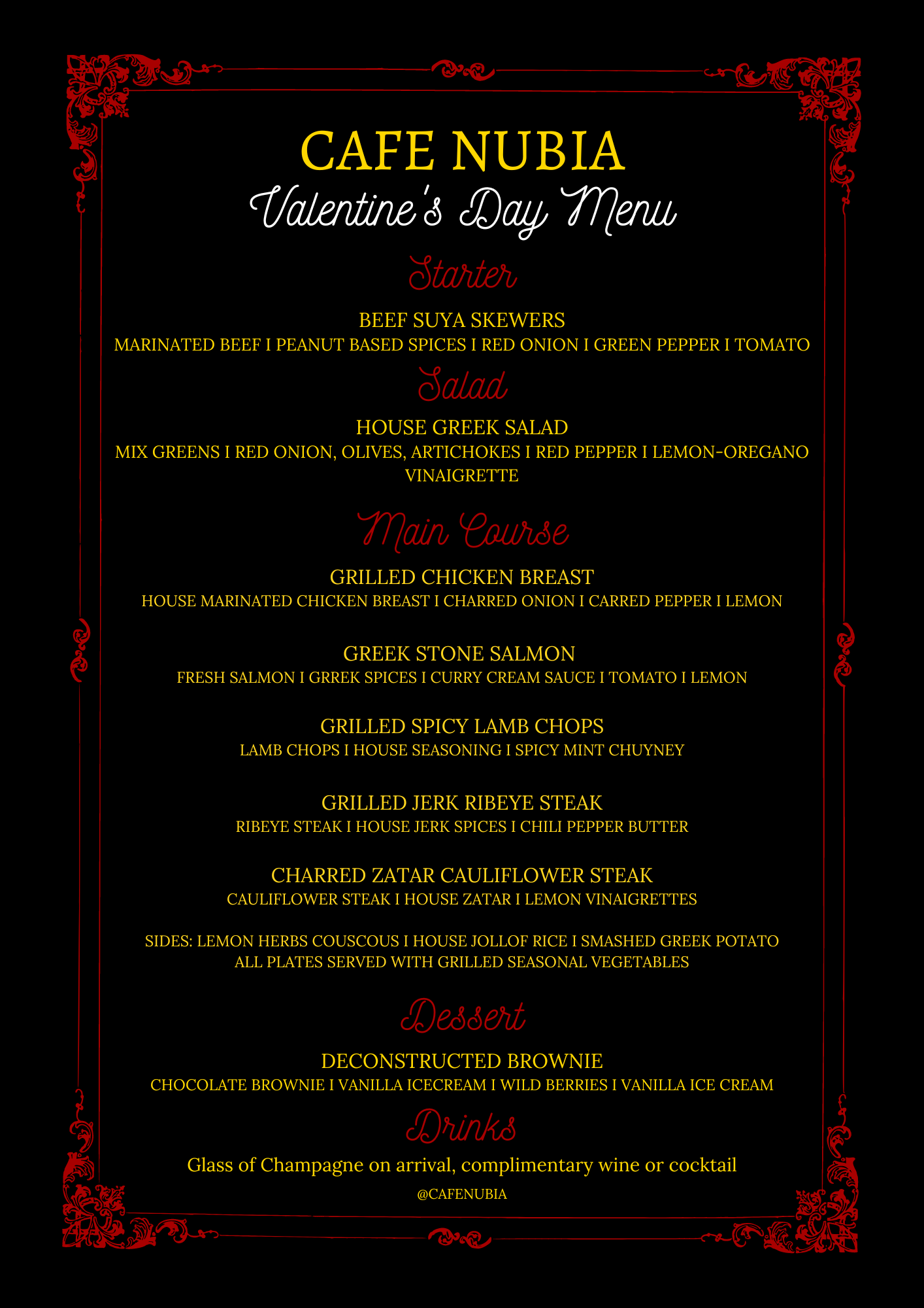Cafe Nubia Celebrates Soft Opening on Valentine’s Day
