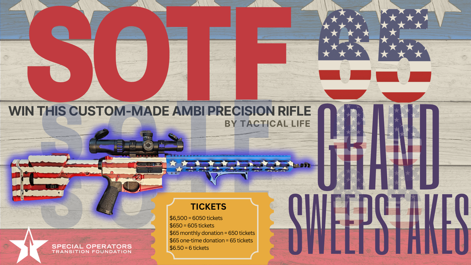 SOTF65 Grand Sweepstakes