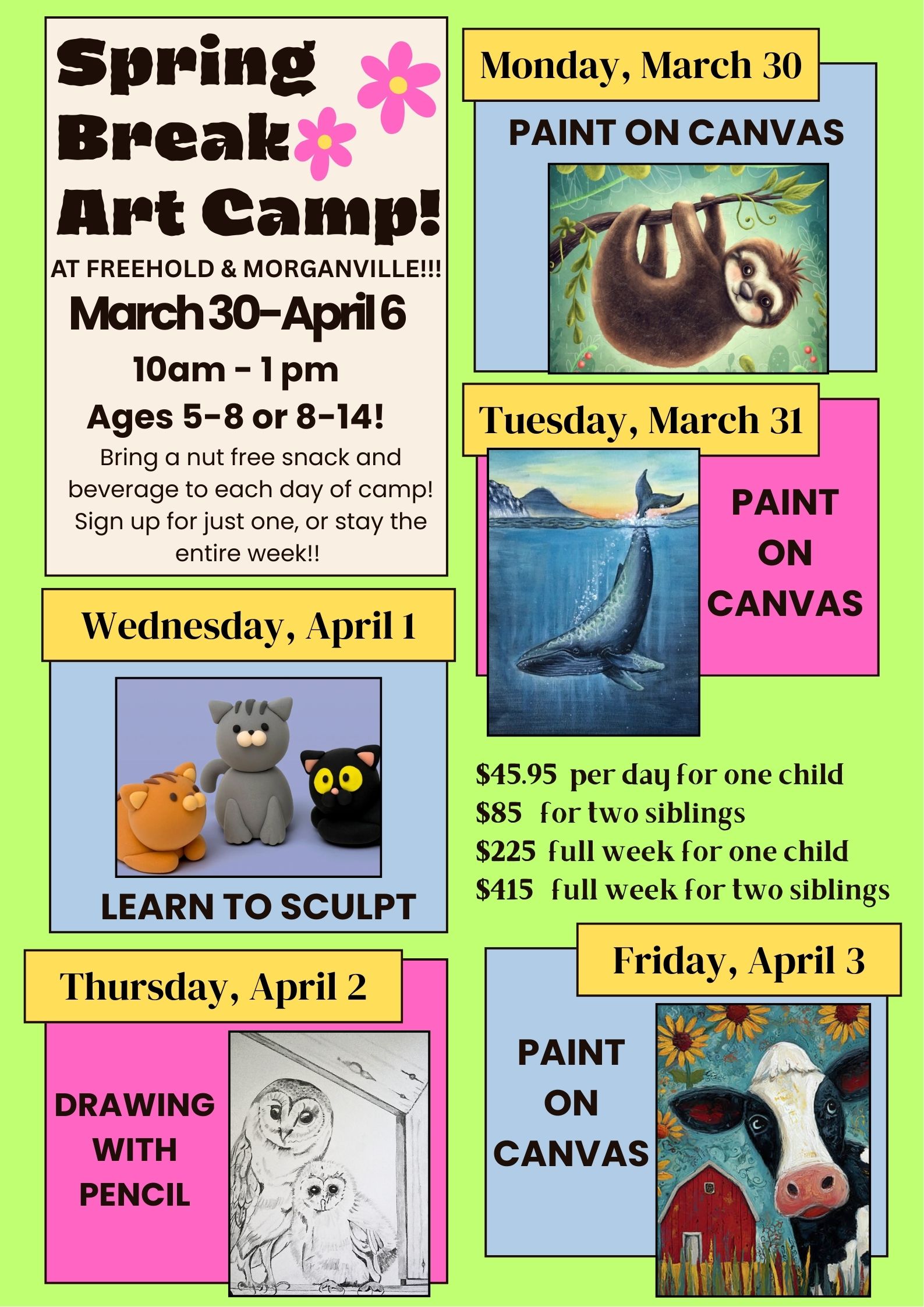 Spring Break Art Camp 2026