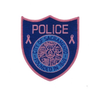 Sacramento Police Department Pink Patch