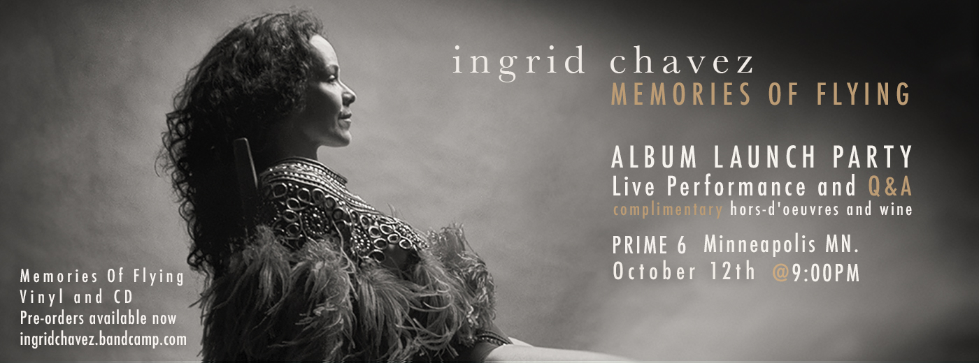 Ingrid Chavez Memories Of Flying Album Launch & Live Performance